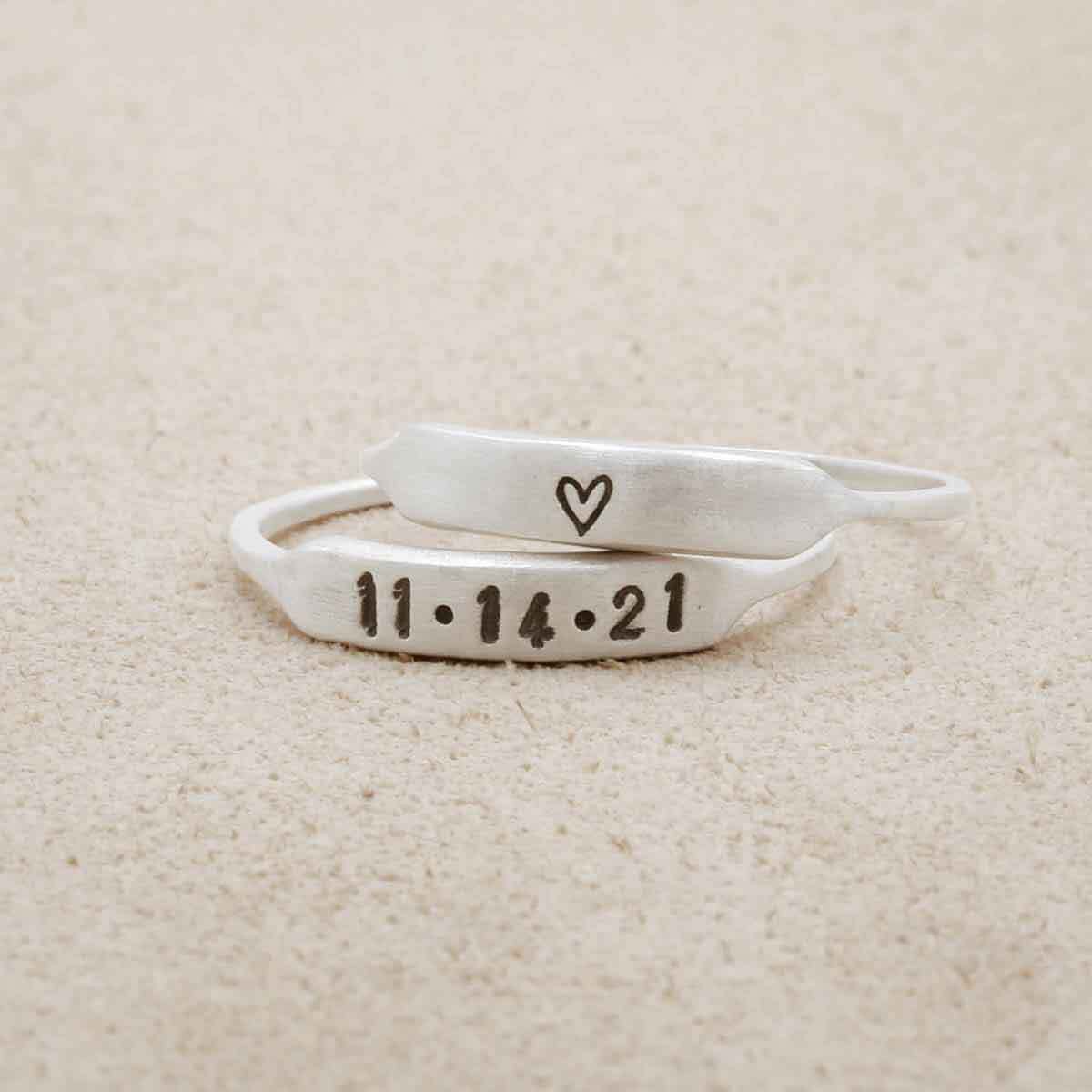 Nameplate Stacking Ring {Sterling Silver} By Lisa Leonard Designs